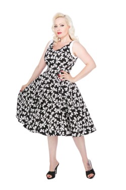 Robe rock'n roll a bretelles