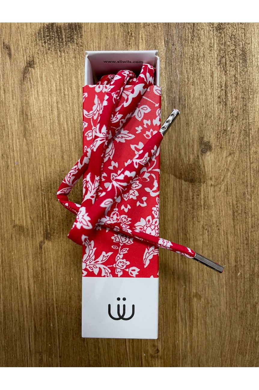 Lacets bandanas rouge