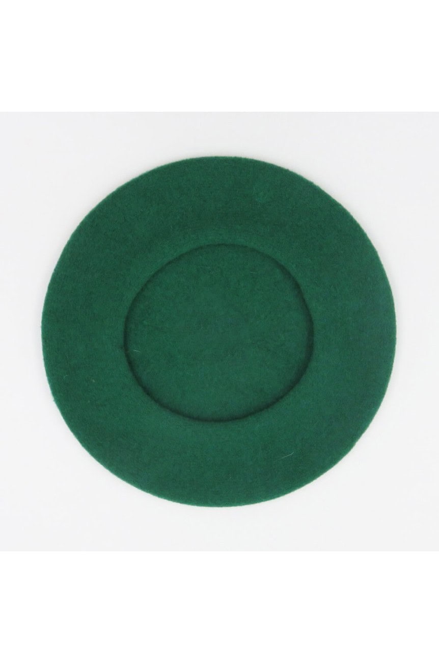 Béret vintage vert