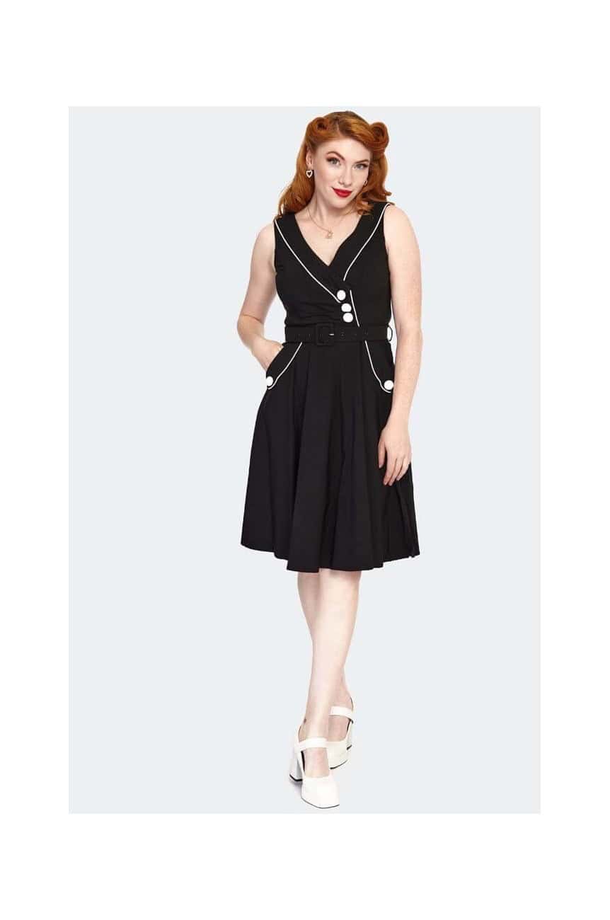 Robe noire année 50's