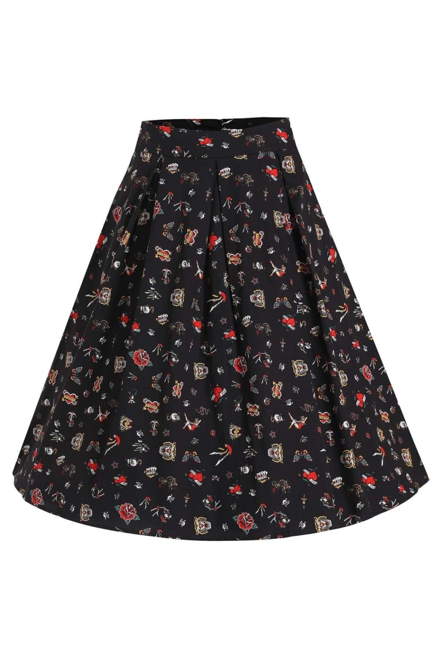 Jupes pin up rockabilly et années 50, jupes fourreau et jupes swing