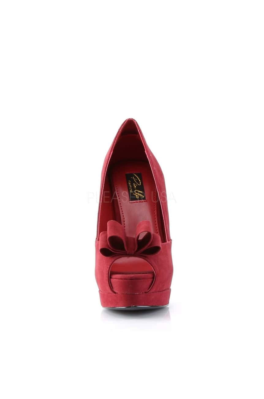 Chaussure pin up bella 10 rouge